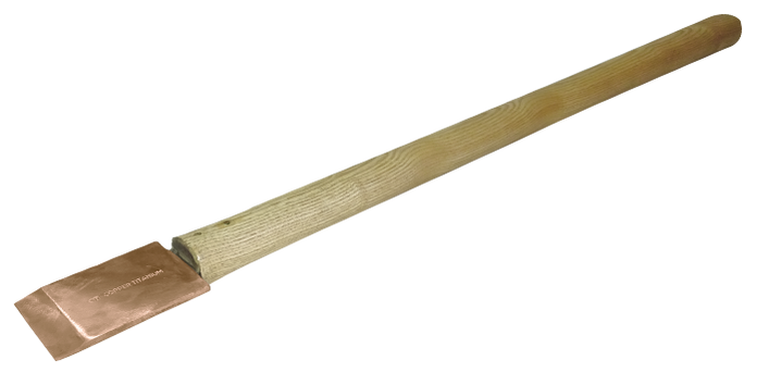 Non Sparking Flat Scraper Long Handle